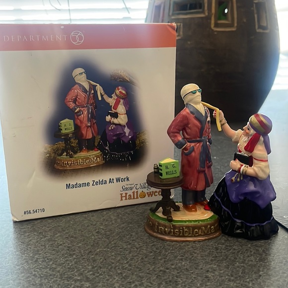 Department 56 | Holiday | Madame Zelda At Work Snow Village Halloween ...